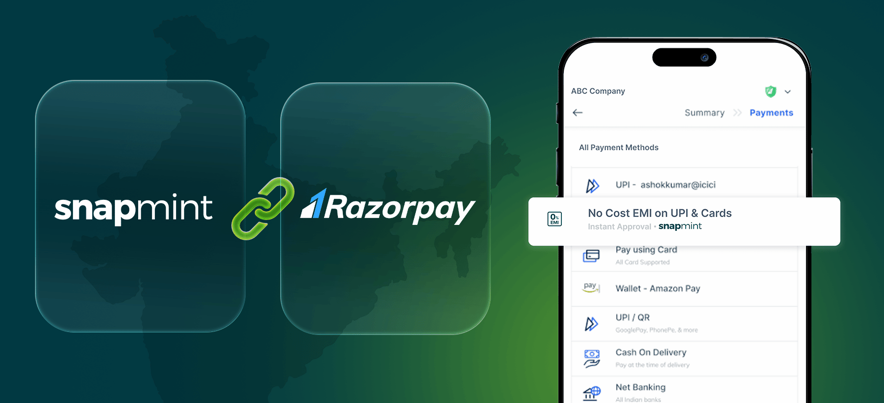 Boost Conversions with Snapmint and Razorpay Checkout Integration